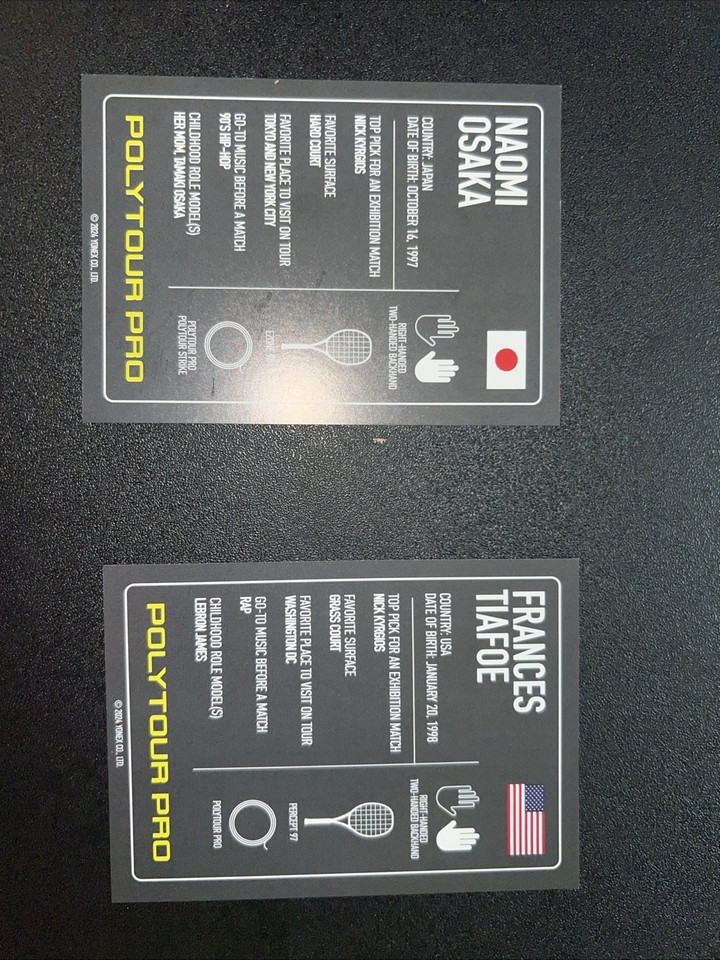Naomi Osaka And Frances Tiafoe Yonex Card | eBay