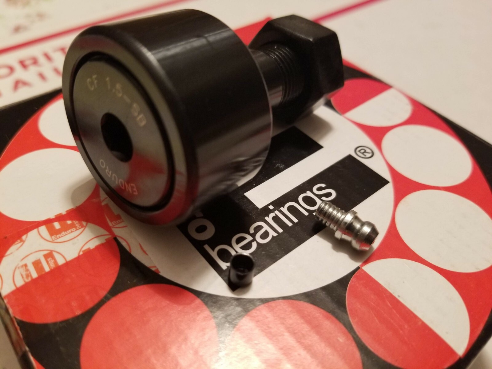CF1SB McGill cam follower bearing track roller Enduro brand 1" stud w ...