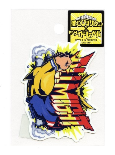 All Might Logo Vol.2 My Hero Academia B-SIDE LABEL Sticker WATERPROOF ...