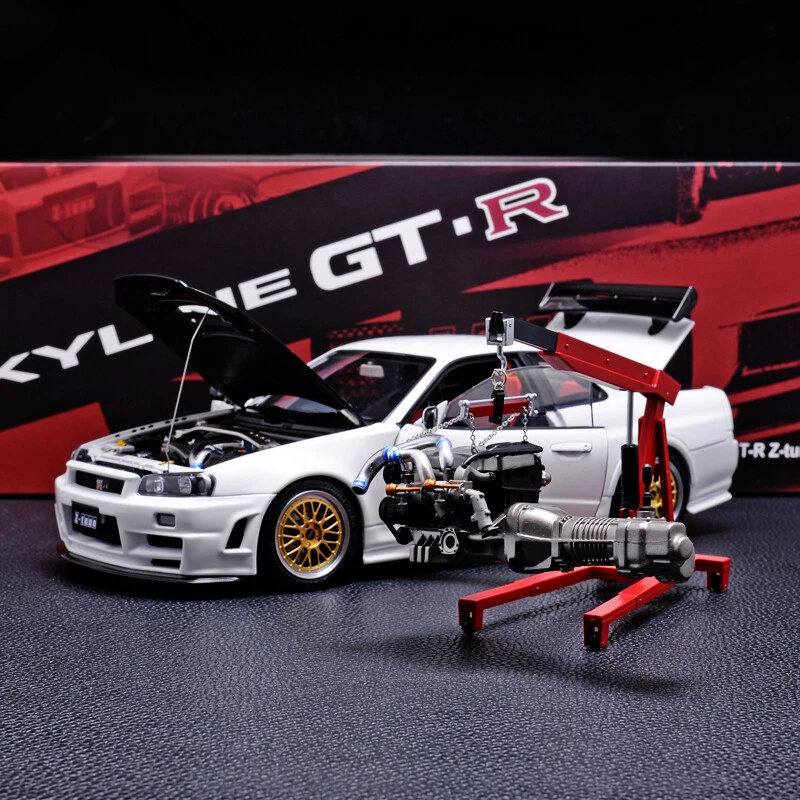 年末のプロモーション特価！ R-34 Skyline GTR NISMO 1:18 Scale Model Nissan 18:1スケール ...