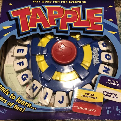 Tapple Game Fast Word Fun For Everyone USAOPOLY Board Game 2013 New ...