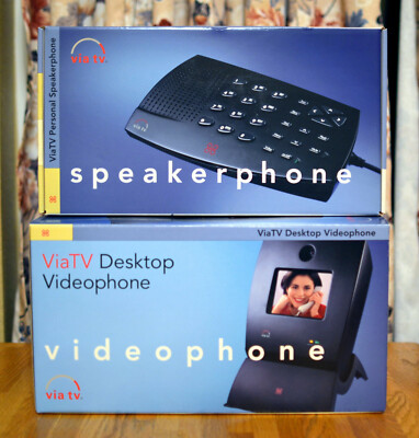 ViaTV Desktop Videophone, sealed in factory wrapping, never used, 8x8 ...