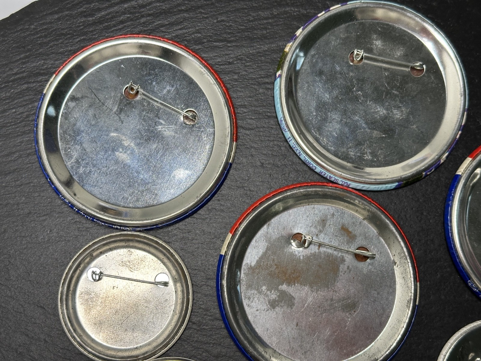 9 US PRESIDENT & VICE PRESIDENT CAMPAIGN & INAUGURATION PINS: REAGAN ...