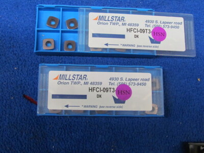 20 NEW MillStar HFC1-09T3 HSN Carbide Inserts N-764 | eBay