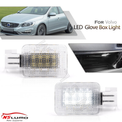 2X LED Glove Box Light Bulbs Interior lamp for Volvo S60 XC60 V60 C30 ...