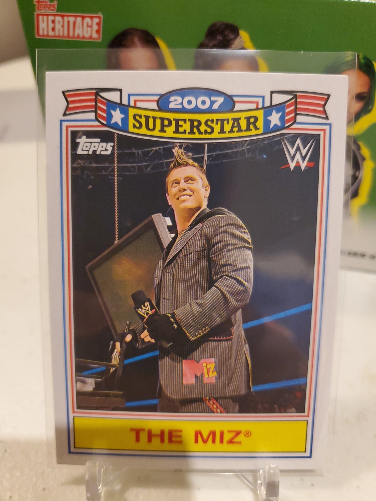 2021 WWE Topps Heritage The Miz 2007 Debuts Miz TV | eBay
