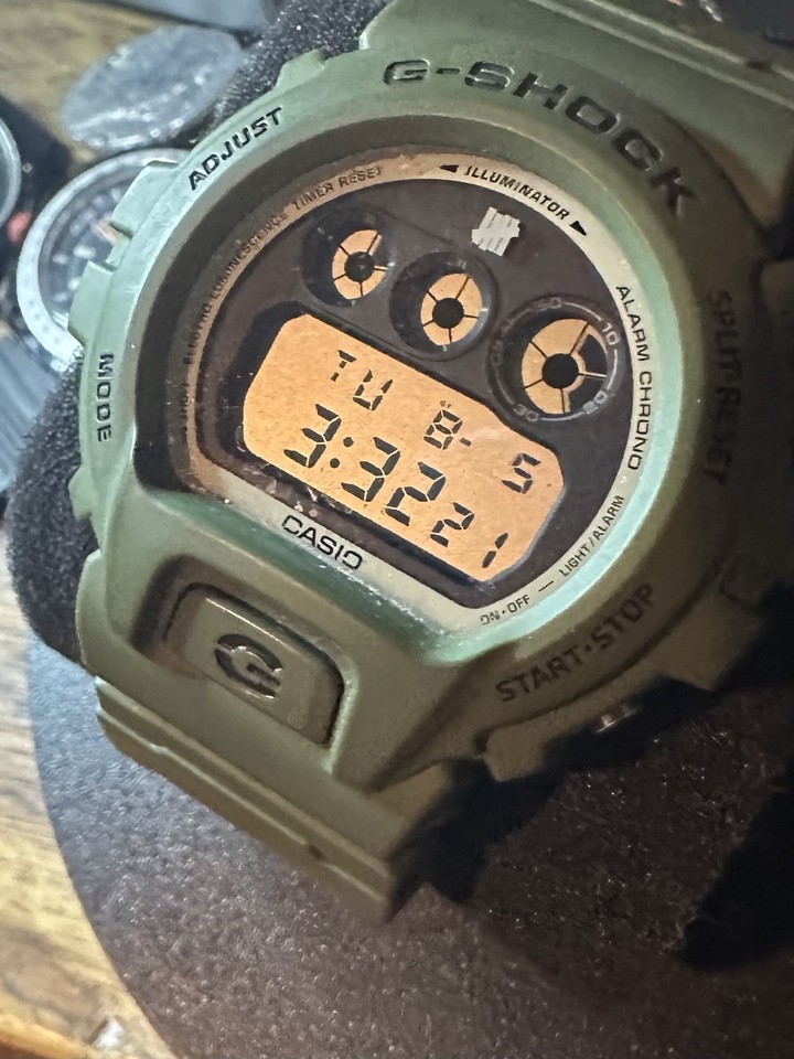 Casio DW6901UD-3 G-Shock Undefeated 39th Anniversary Green Nylon Men ...