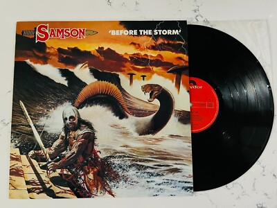 Samson - Before The Storm JAPAN LP 1983 RARE METAL 28MM-0233 SABBATH ...