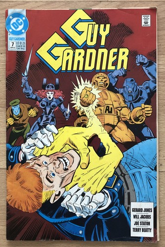 Guy Gardner Warrior 7 Jacobs Story, Staton Art; Ads Burt Reynolds ...