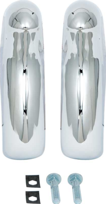 OER Chrome Front Bumper Guard Set With Hardware 1955 Chevy Bel Air 150 ...