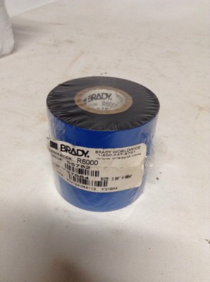 Brady IP Series R6000 Printer Ribbon Y37664 2.36"x 984' Black | eBay