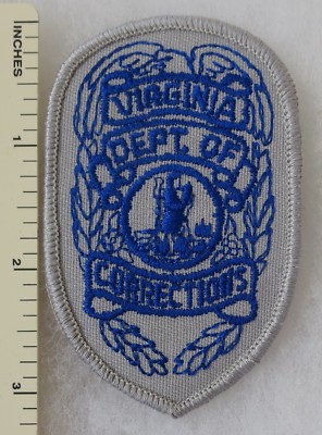 VIRGINIA DEPARTMENT of CORRECTIONS PATCH Vintage ORIGINAL | eBay