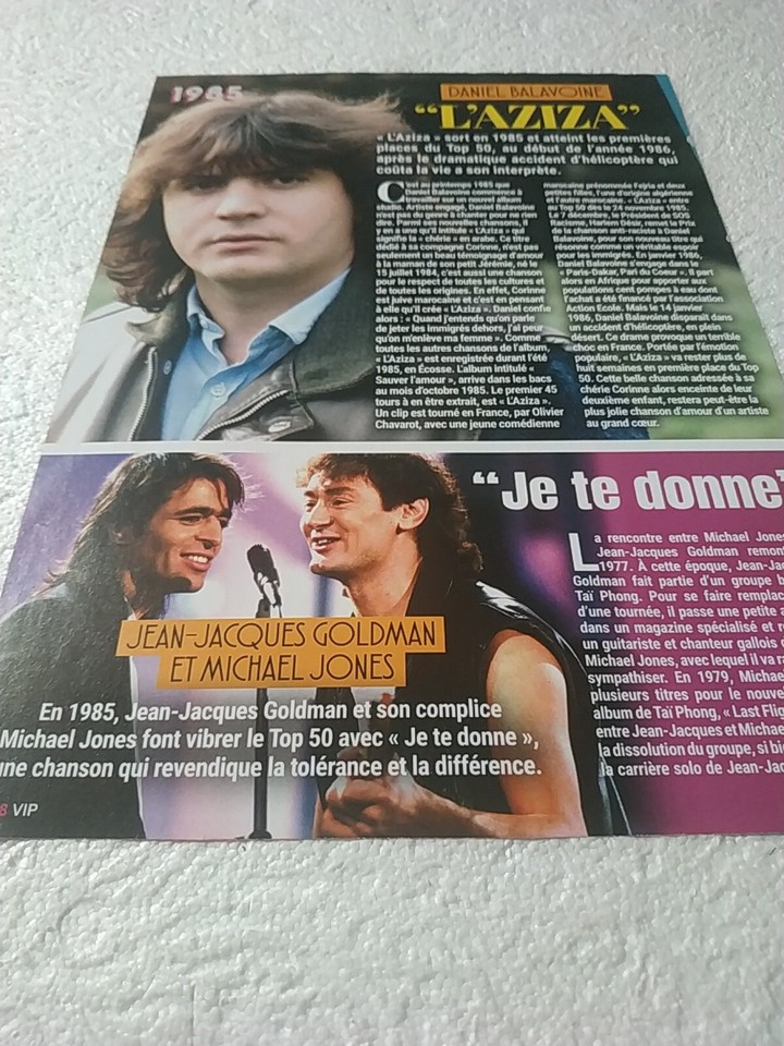 Coupures de presse Rita Mitsouko Renaud Daniel Balavoine JJ Goldman clippings | eBay