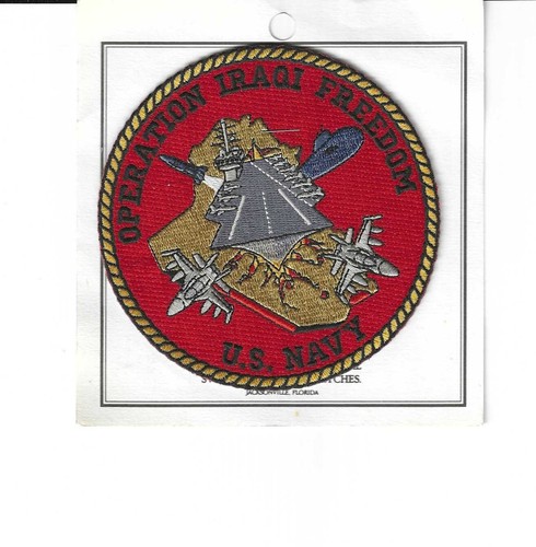 Navy patches - Operation Iraqi Freedom | eBay