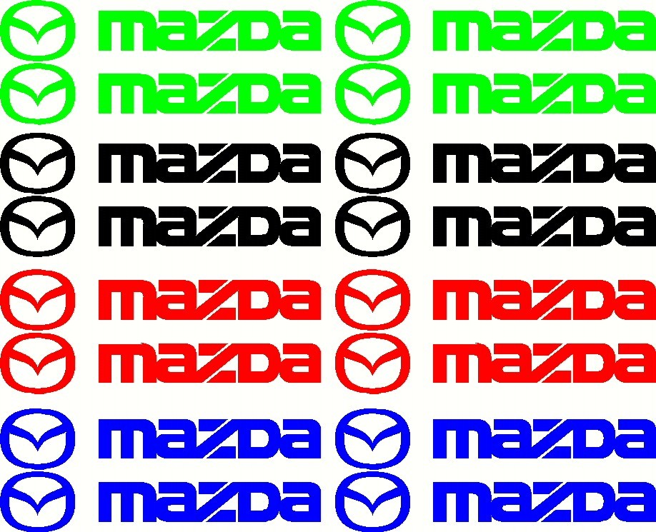 Mazda Decals BUY 1 GET 3 FREE Mazda Car Truck FREE SHIPPING | eBay