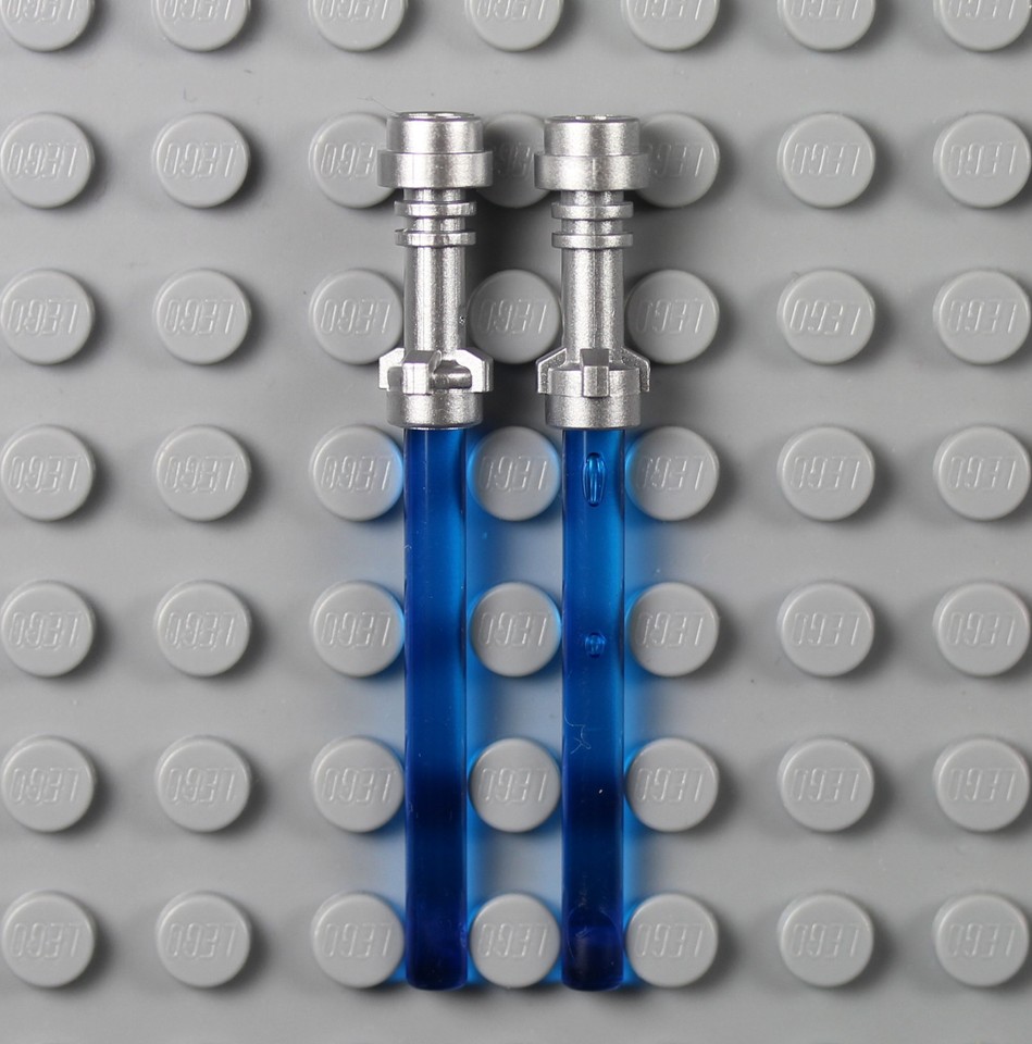 LEGO Star Wars - Lightsabers w/ Metallic Hilt - PICK YOUR COLORS Weapon ...