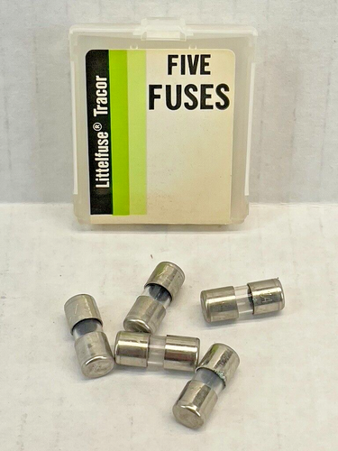 1 Amp Littelfuse AGA1 Glass Tube Type Fuse Vintage NOS USA - Pack of 5 ...