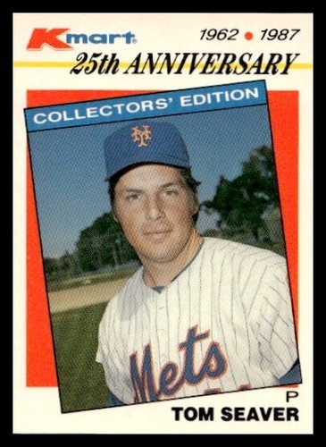 1987 Topps Kmart 25th Anniversary #21 Tom Seaver New York Mets Baseball ...