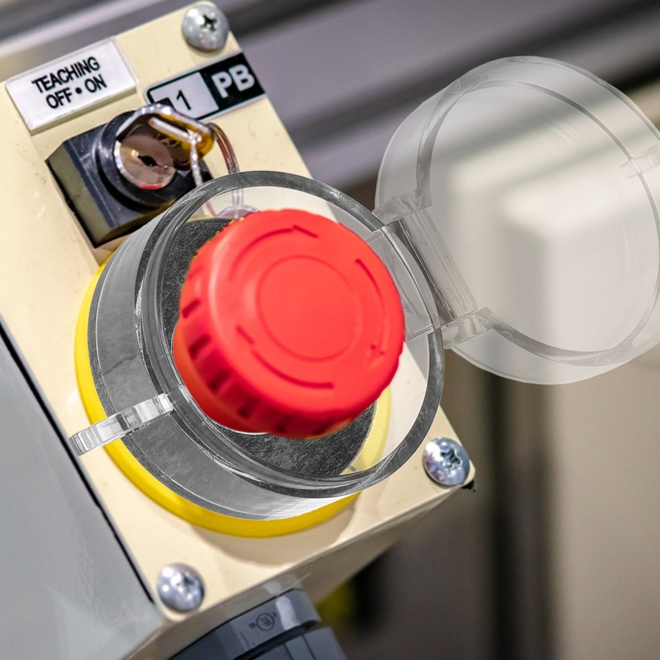 4 Pcs Socket Protector Cover Emergency Shut off Button Switch Guard ...