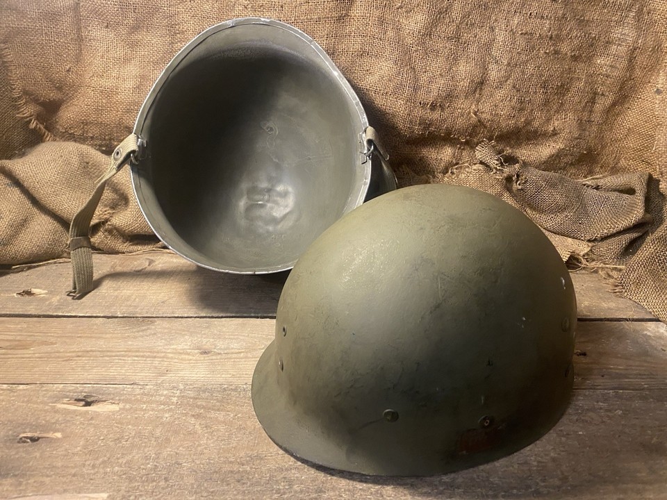 M1 Helmet Clone Post War 1950s Helmet With Liner Reenactment WW2 ...