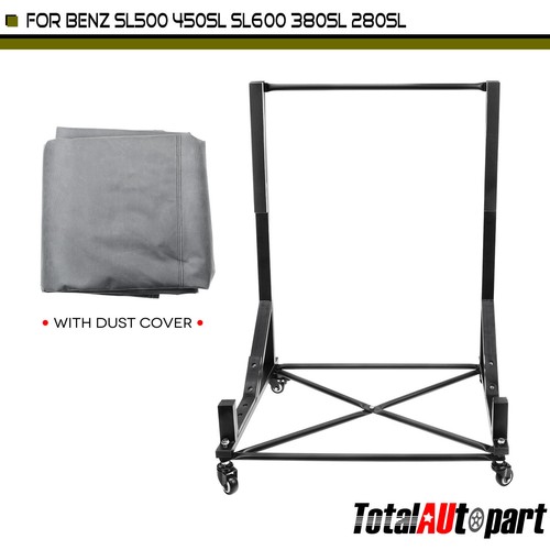Black Hard Top Storage Cart with Dust Cover for Chevrolet Mercedes-Benz ...