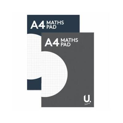 A4 Maths Paper - Quality School Grid Page Squared Notepad Graph Single ...