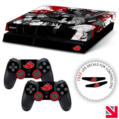 Akatsuki Naruto Anime PS4 Skin Decal Vinyl Console Wrap | eBay UK