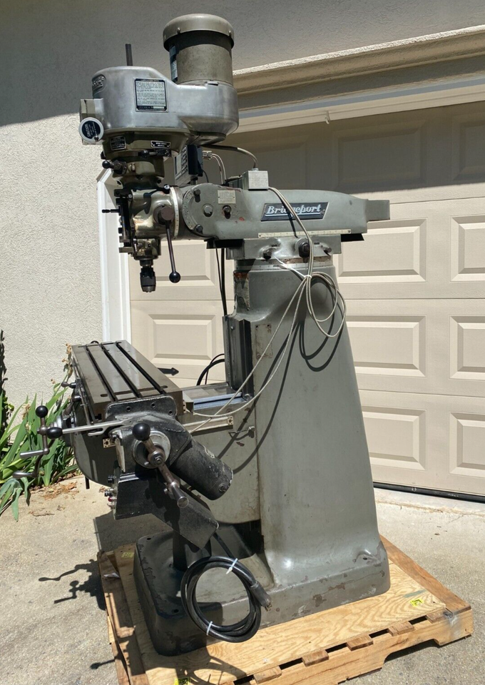 Bridgeport 9x42 Milling Machine with DRO | eBay
