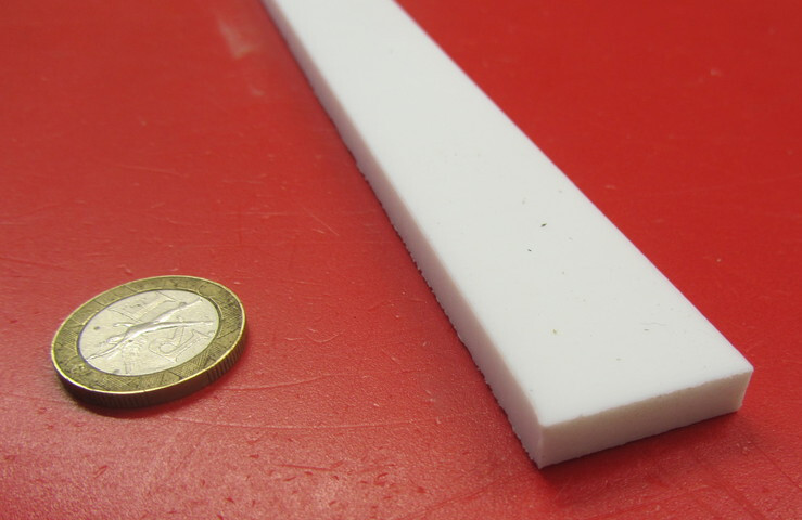 Teflon PTFE Virgin Bar 1/4" - .250" Thick x 1.00" Wide x 12" Long White ...