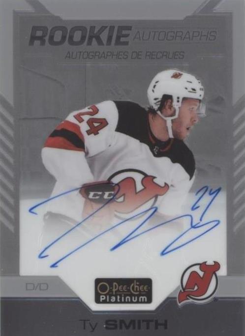 2020-21 O-Pee-Chee Platinum - Rookie Autographs Ty Smith #R-TS (AU, RC ...