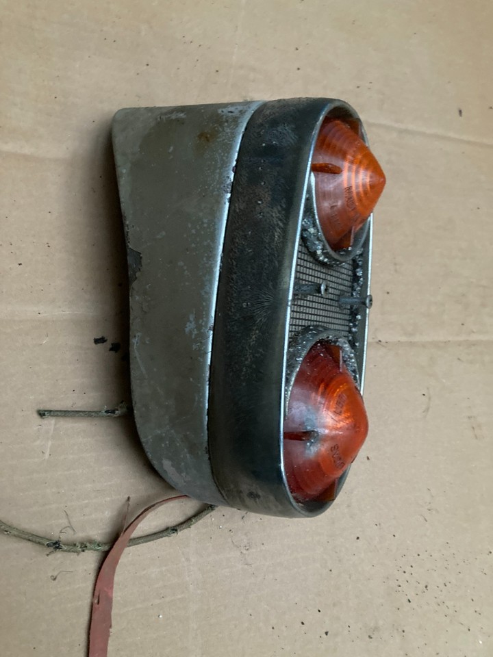 VINTAGE CAR REAR LAMP CLUSTER + PLINTH used AMBASSADOR? | eBay UK