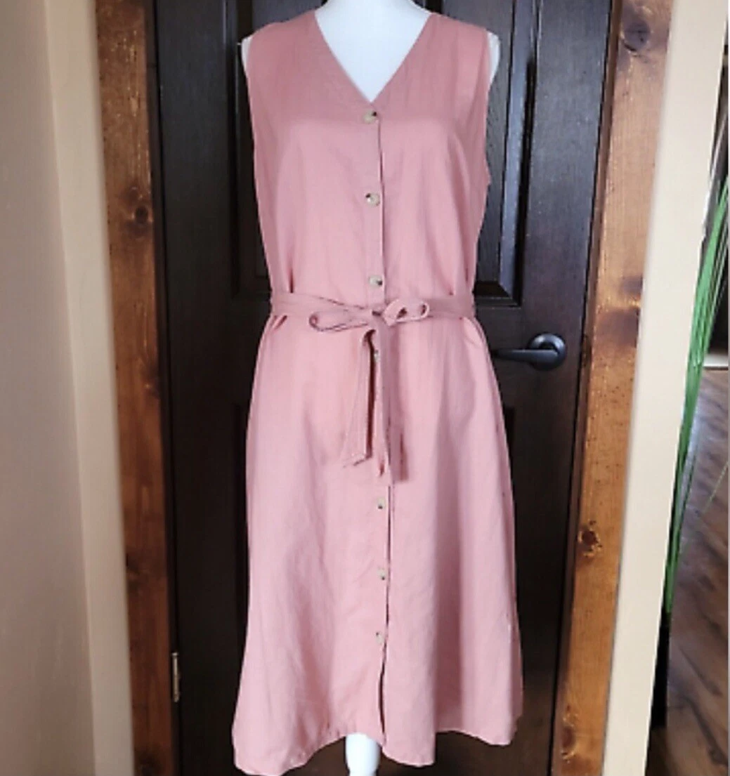 Peach Color Casual Dress