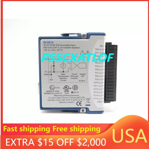 NEW National Instruments NI-9213 NI9213 C Series Temperature Input ...