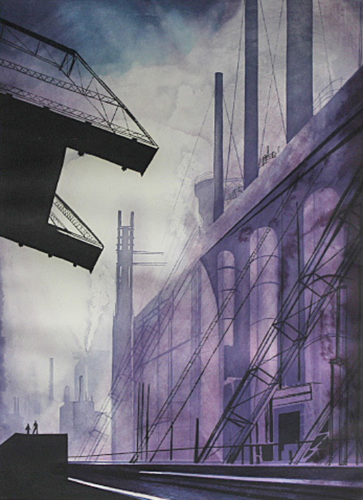 No Frame Eyvind Earle Factory Rare Etching Hand Signed ED 90/195 ...