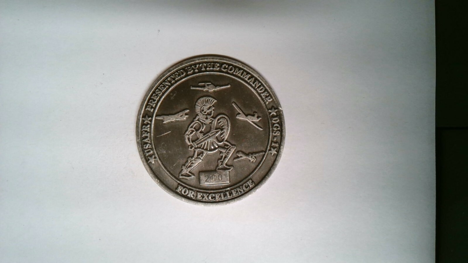 CHALLENGE COIN 718TH INTELLIGENCE SQUADRON SENTRIES OF THE SKIES USAFR ...