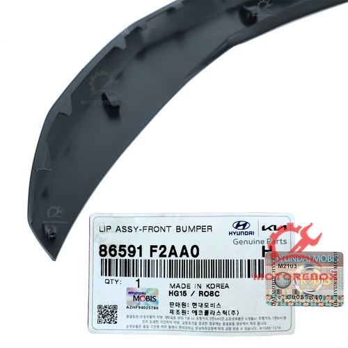 Genuine Lower Deflector Lip Front Bumper for 2019-20 Elantra Sedan ...