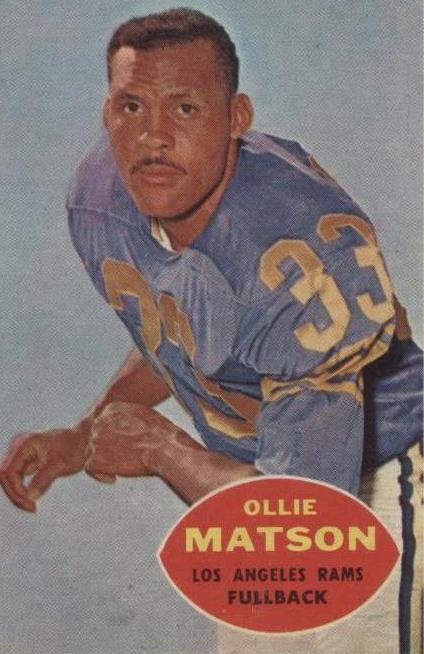Las mejores ofertas en 1960 Topps Ollie Matson #63 | eBay