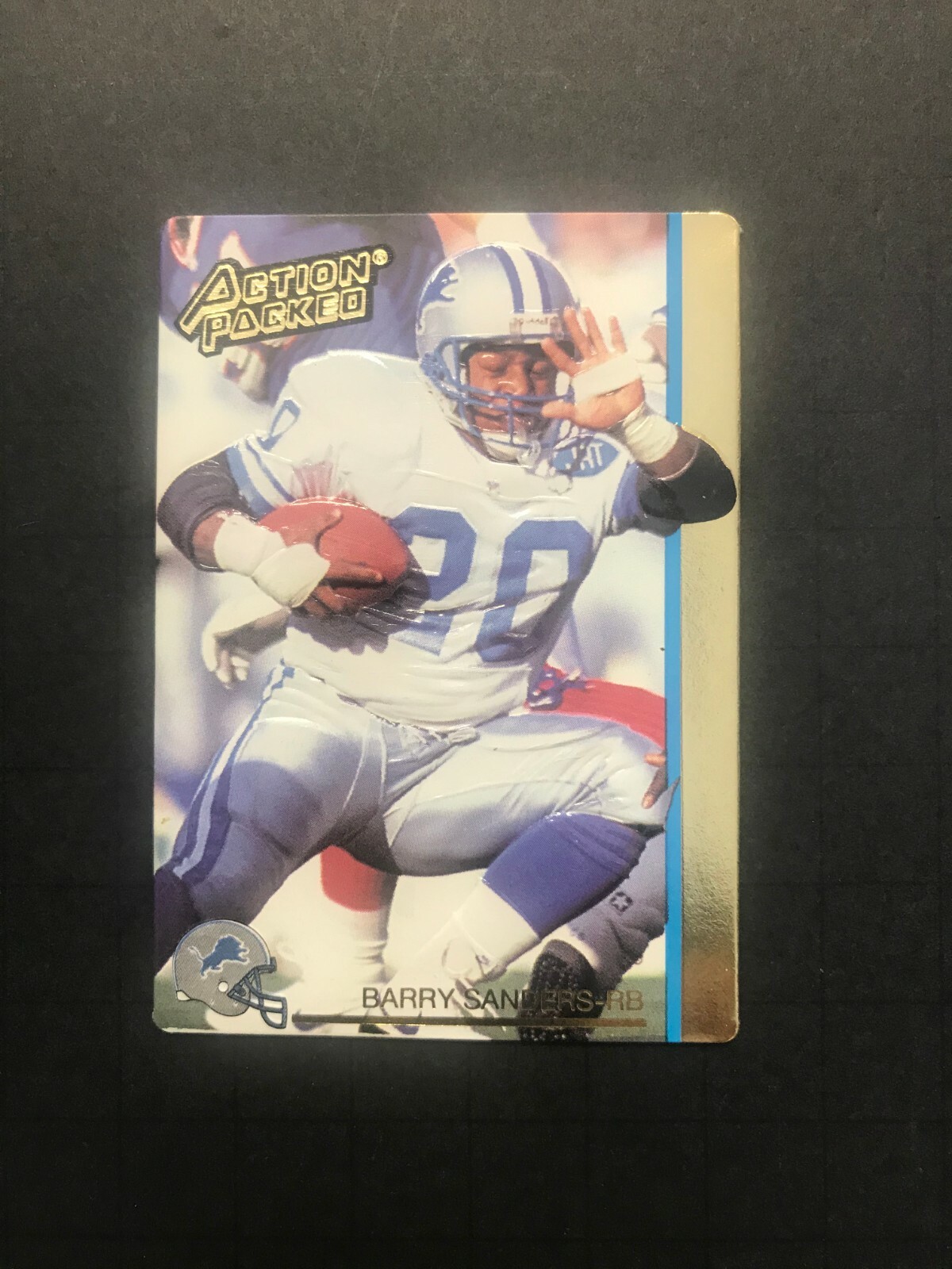 Barry Sanders 1992 Action Packed Card #72 - Detroit Lions - Looks Nm ...