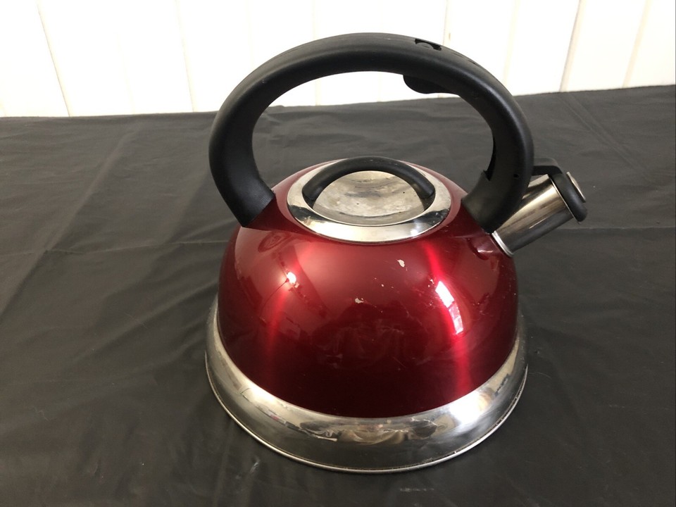 CROFTON 2.5 Qt Stove Top Kettle - RED | eBay