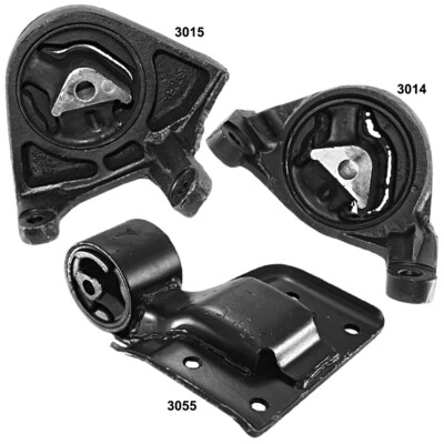 Engine Motor Mounts & Transmission Mount 3PCS Set for Jeep Liberty 05 ...