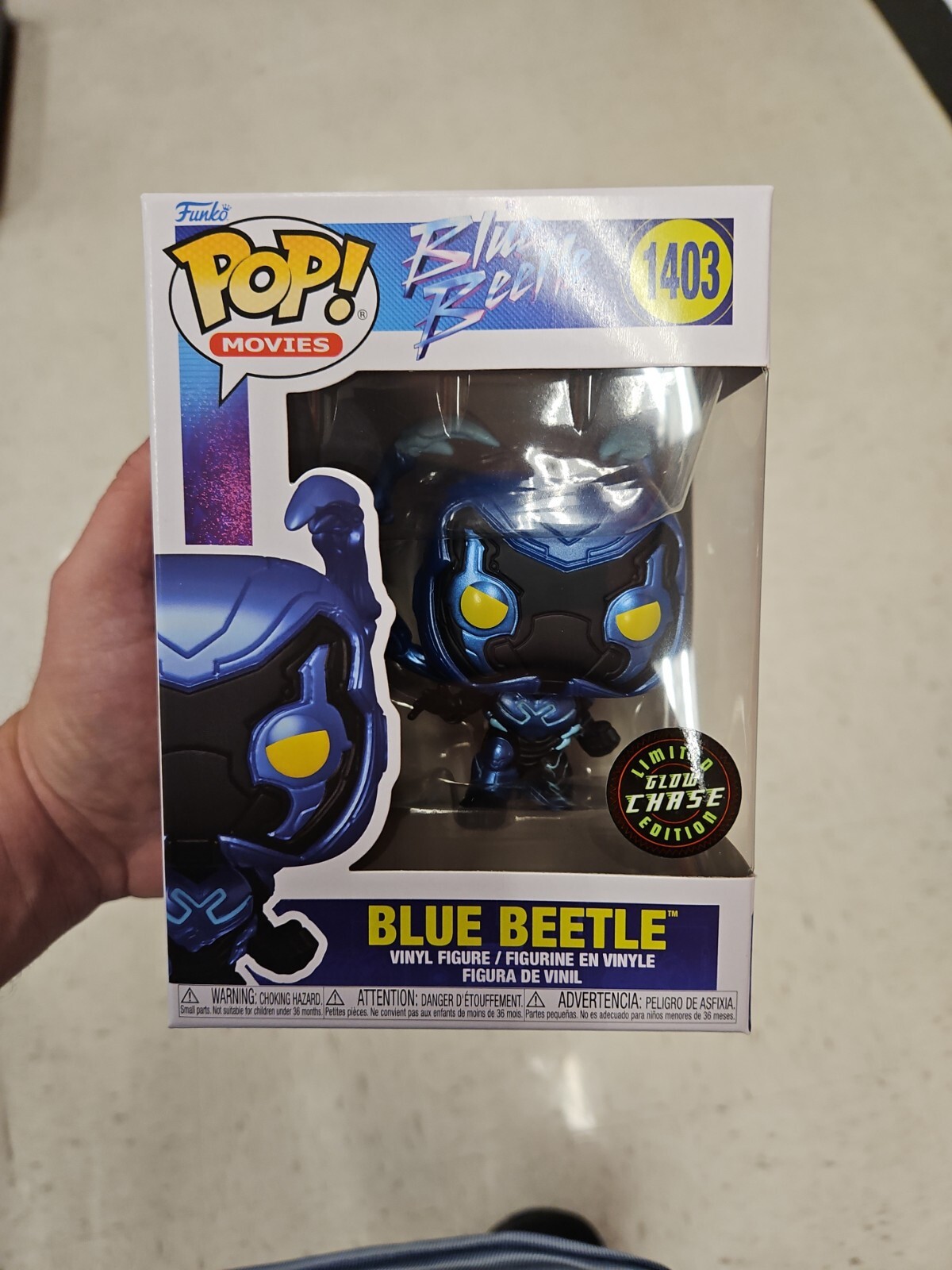 Funko Pop! Vinyl: DC Comics - Blue Beetle (Glow) (Chase) #1403 ...