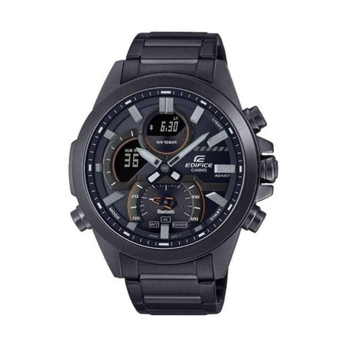 Casio Edifice ECB-30DC-1AEF Men's Watch - Black Dial, Black Stainless ...