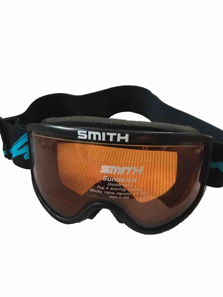 Vintage Smith Fog-X Sundance 1980s Smith-Flex Lens Ski Goggles USA NOS ...
