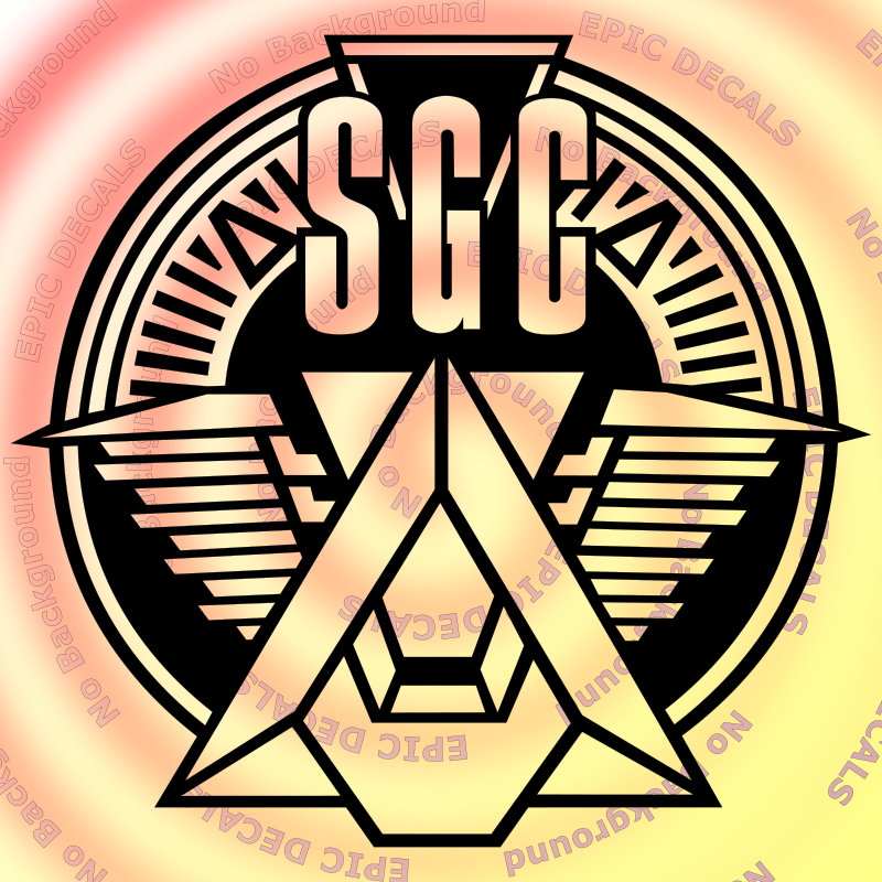 Stargate Command SGC Logo Decal / Sticker Window Car Truck Laptop ...