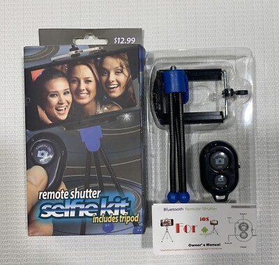 ** NEW** Solaray SELFIE STICK with Bluetooth Remote & Tripod For ...