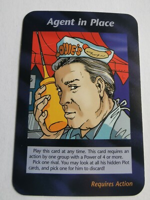 AGENT IN PLACE : ILLUMINATI NEW WORLD ORDER UNLIMITED INWO CARD GAME ...