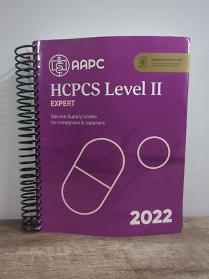 2022 HCPCS Level II Expert Professional Edition (HCPCS Code Book ...