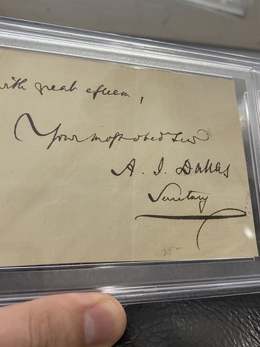 Alexander James Dallas Signed Autograph! James Madison Secretary ...
