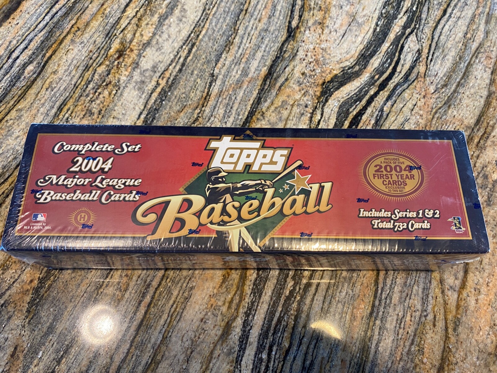 2004 TOPPS BASEBALL COMPLETE FACTORY SEALED SET! 732 CARDS + 5 CARD ...