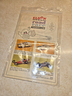 Vintage Eldon Road Race Accessories, Catalog/Booklet - #7-73-415, 1:32 Scale | eBay